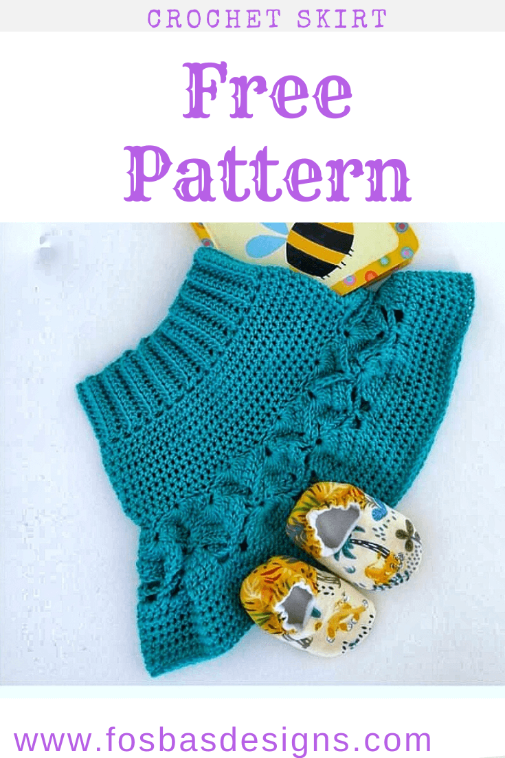 Crochet Skirt Free Pattern - Fosbas Designs