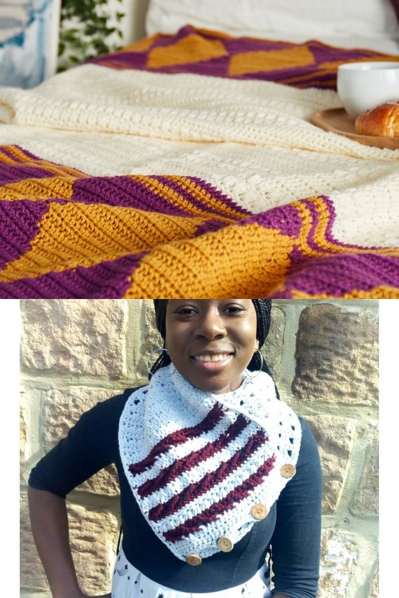 Crochet Cluster Stitch Square - Fosbas Designs