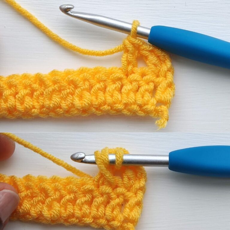 How to crochet the Crossed Double Crochet - Fosbas Designs