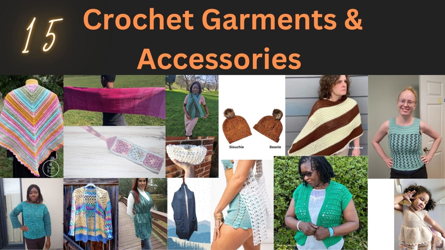 Best Crochet garments and accessories for the whole year - Fosbas Designs