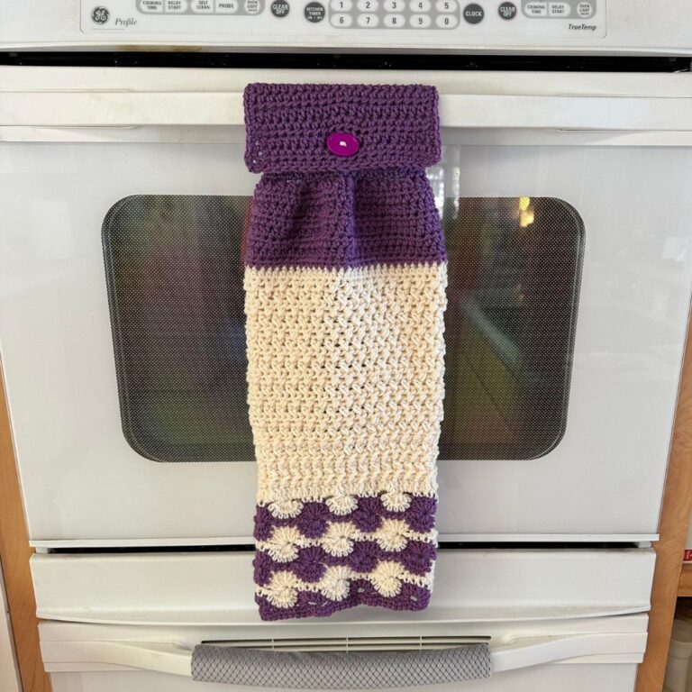 Catherine Crochet Hand Towel Pattern - Fosbas Designs