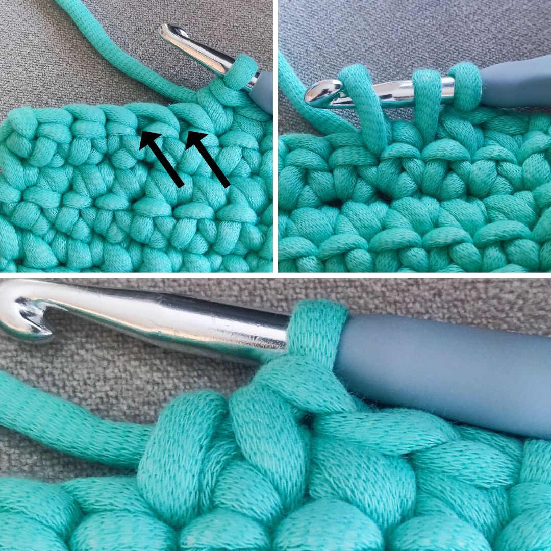 How to crochet the single crochet stitch - Fosbas Designs