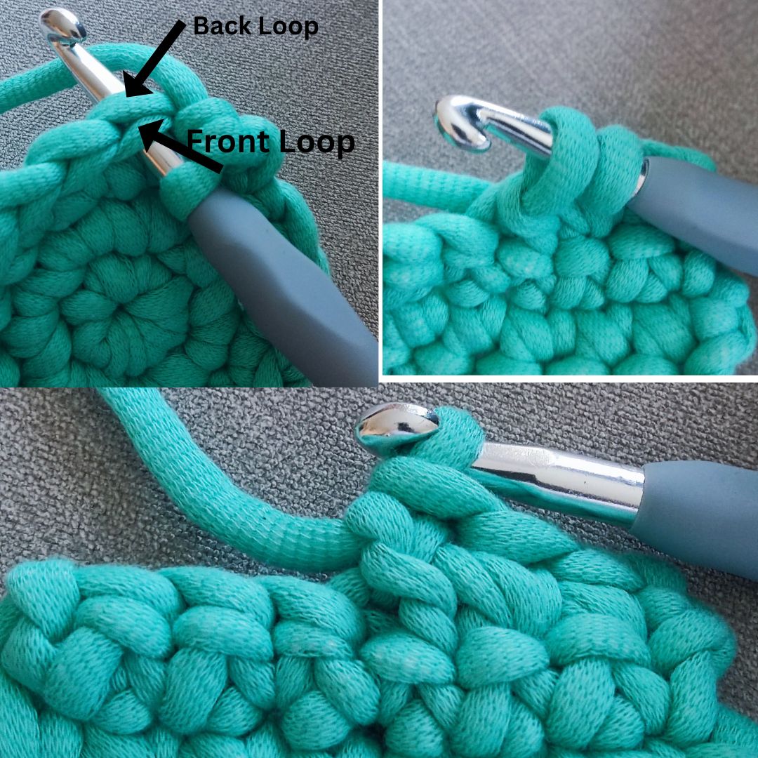 How to crochet the single crochet stitch - Fosbas Designs