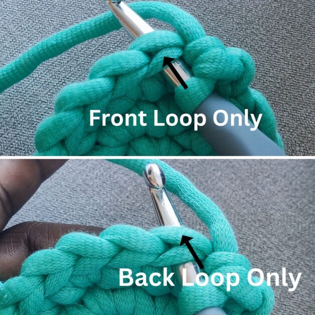 How to crochet the single crochet stitch - Fosbas Designs