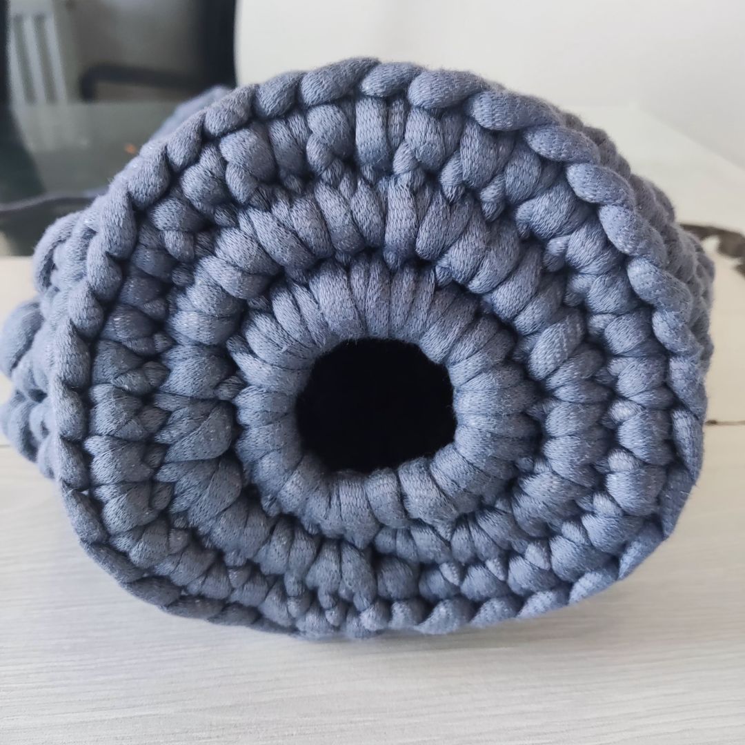 Crochet Plastic Bag Holder Free Pattern - Fosbas Designs