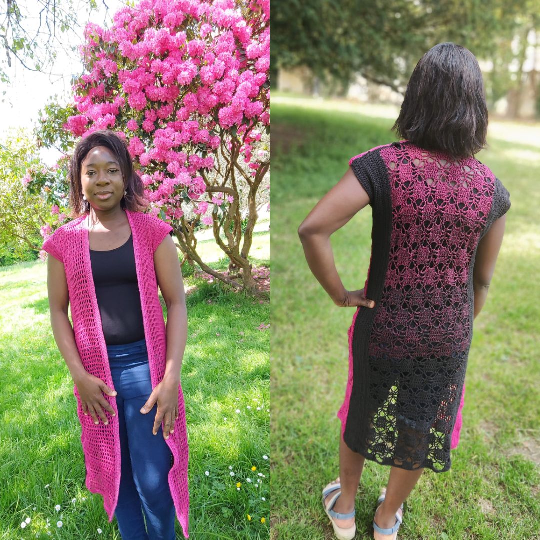 Bohemian Vest Crochet Pattern - Free - Fosbas Designs