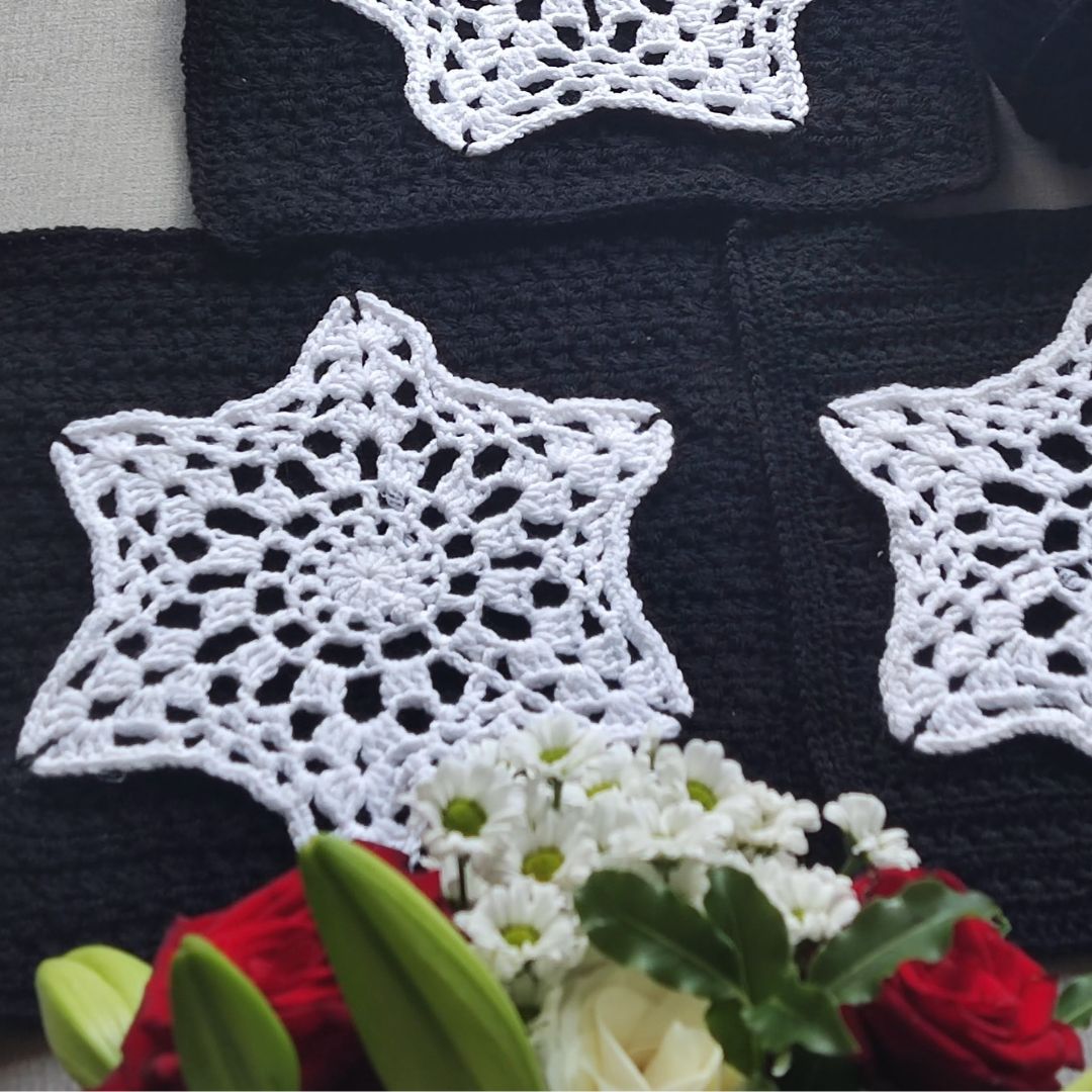 Simple Star Square Crochet - Fosbas Designs