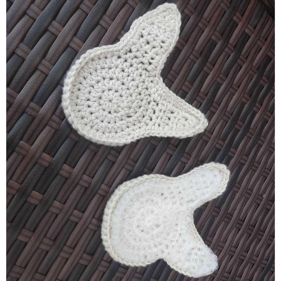 Bunny Reusable Crochet Scrubbie Pattern - Fosbas Designs