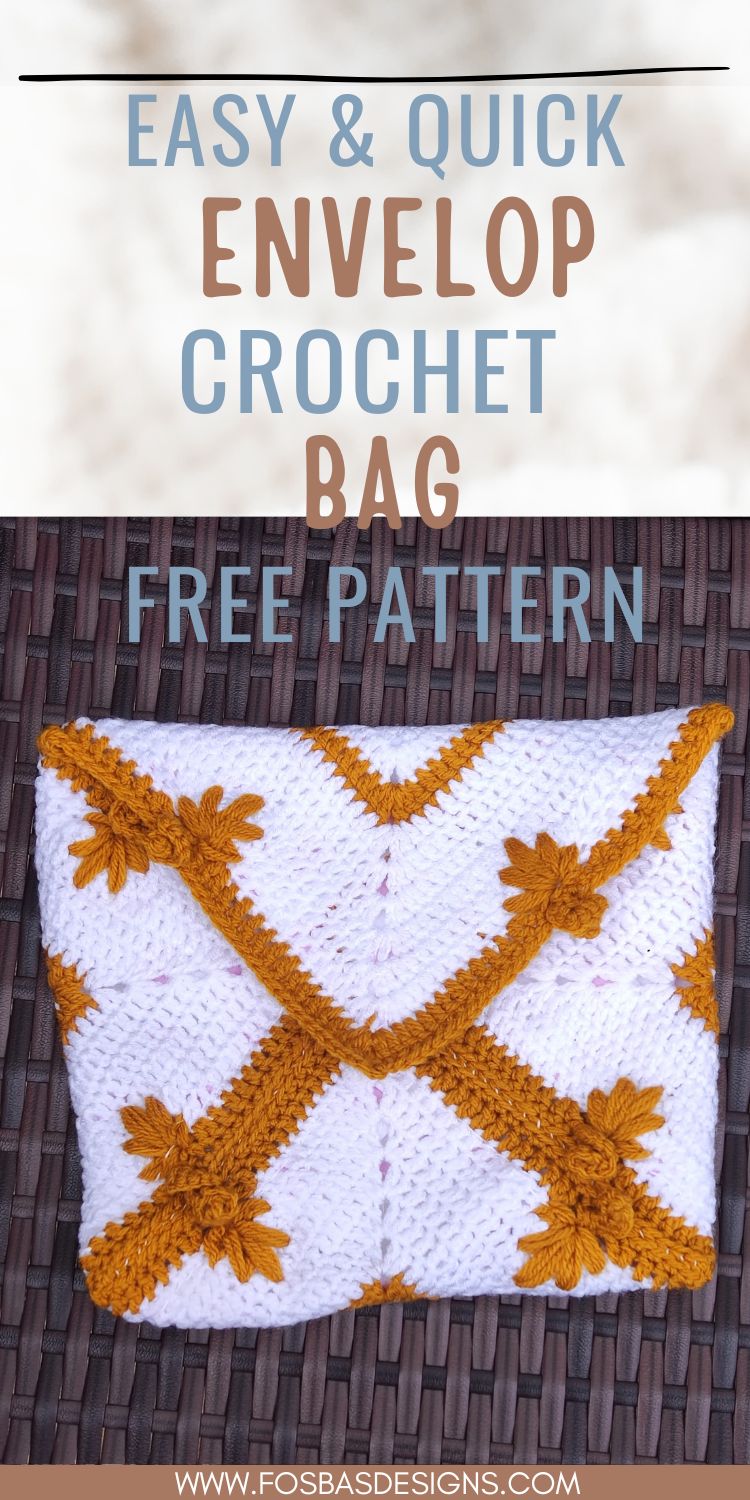 How to crochet envelope bag Pattern - Fosbas Designs