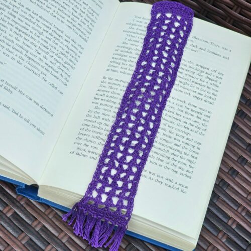 Beginners Crochet Bookmark Free Pattern - Fosbas Designs