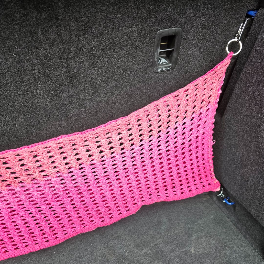 Crochet Trunk Cargo Net Free Pattern - Fosbas Designs