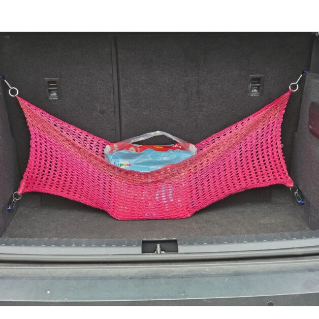 Crochet Trunk Cargo Net Free Pattern - Fosbas Designs