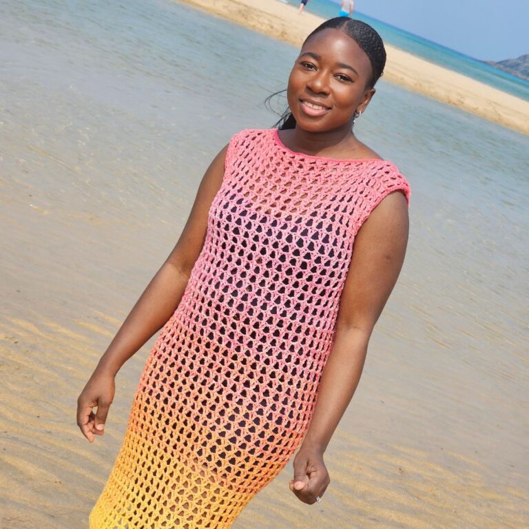 Crochet Beach Cover Up Dress Fosbas Designs