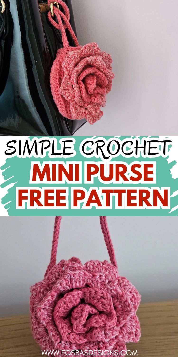 Crochet Mini Purse: Free Pattern - Fosbas Designs