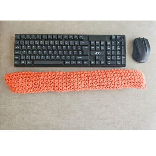 Simple Crochet Wrist Rest Pattern - Fosbas Designs
