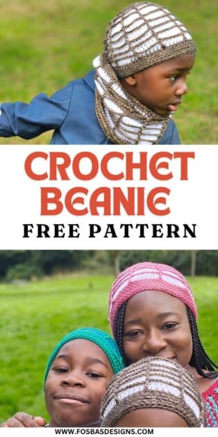 Crochet Spider web Beanie Pattern - Fosbas Designs