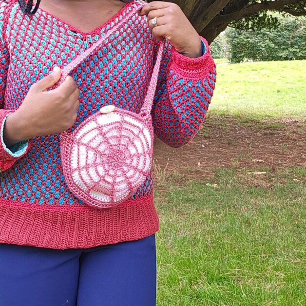 Crochet Spiderweb Purse Pattern - Fosbas Designs