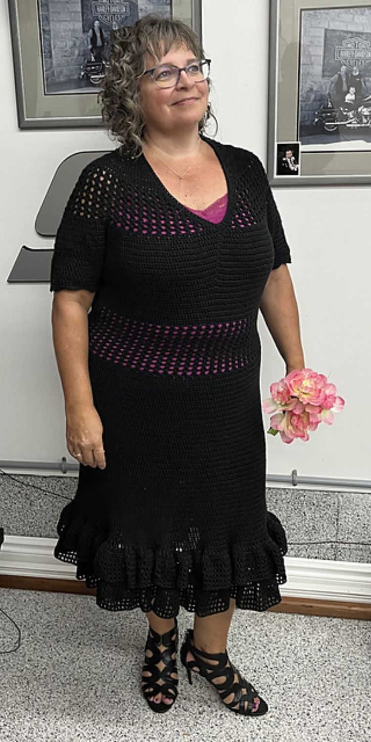 Crochet A Line Dress Pattern - Fosbas Designs