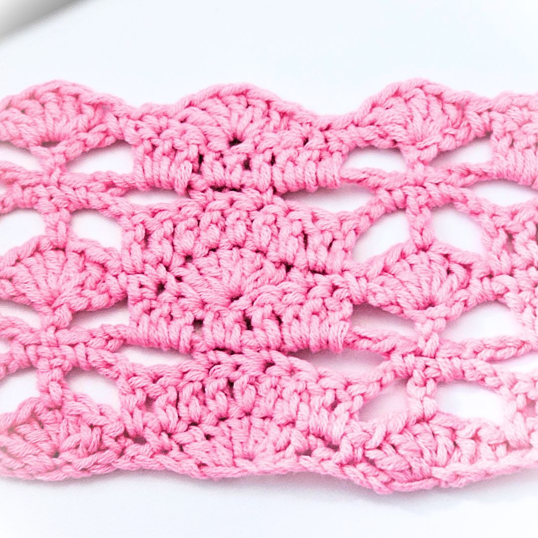Crochet Lace Star Stitch - Fosbas Designs