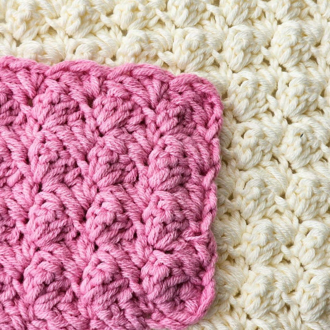 Crochet blanket stitch pattern - Fosbas Designs