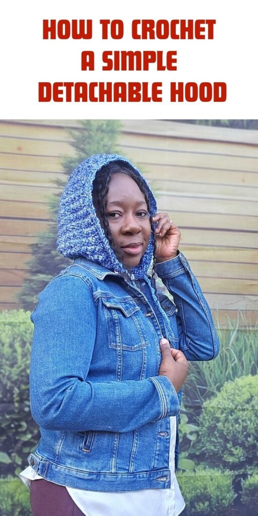 Crochet Detachable Hood Free Pattern - Fosbas Designs